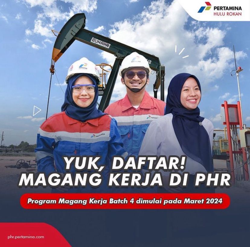 Magang Kerja di Pertamina Hulu Rokan (PHR) – Departemen Teknik Mesin Sekolah Vokasi