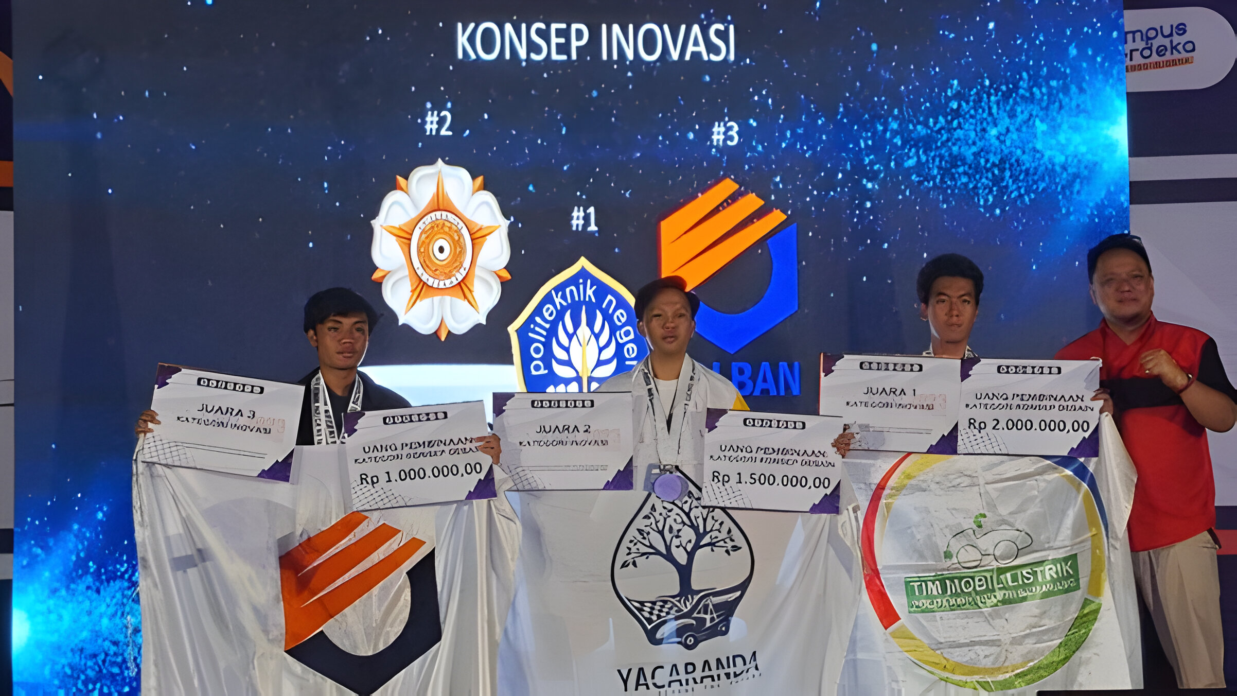 TIM YACARANDA UGM, MERAIH JUARA UMUM PADA KOMPETISI MOBIL LISTRIK ...