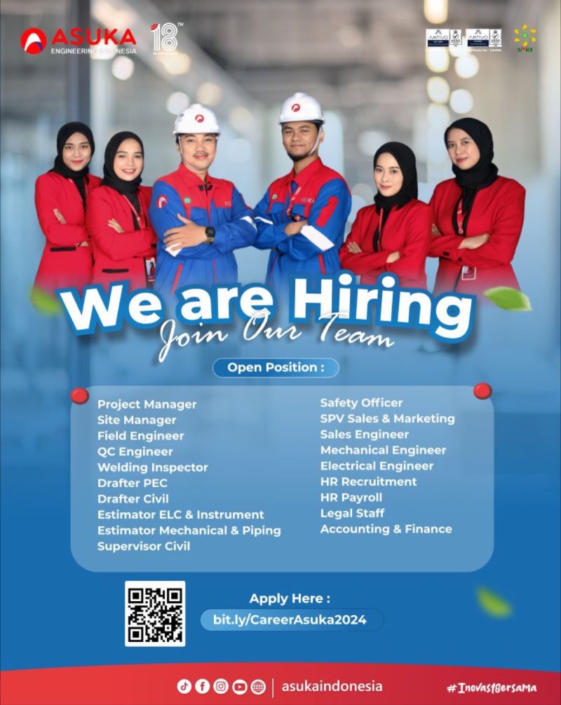 PT Asuka Engineering Indonesia – Departemen Teknik Mesin Sekolah Vokasi